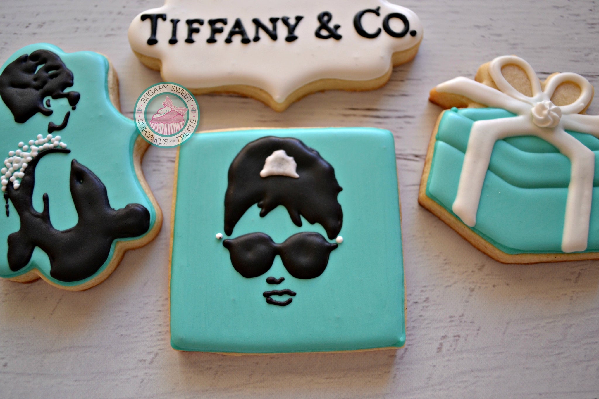 Breakfast at Tiffany's inspired (24 cookies) – SugarySweetCookies